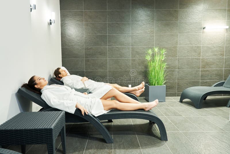 Couple Enjoying Wellness Weekend and Spa Stock Photo - Image of people ...