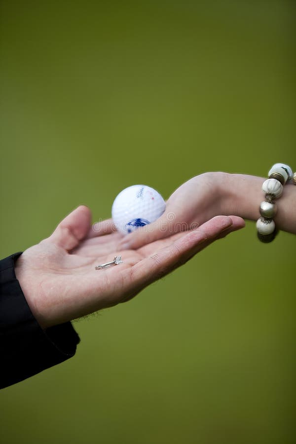 Exchange of Promises on the Green Stock Photo - Image of proposal ...