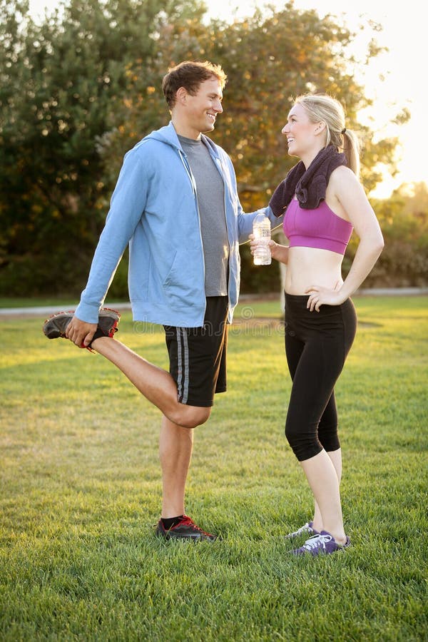 Couple exercising stock photo. Image of movement, speed - 45138700