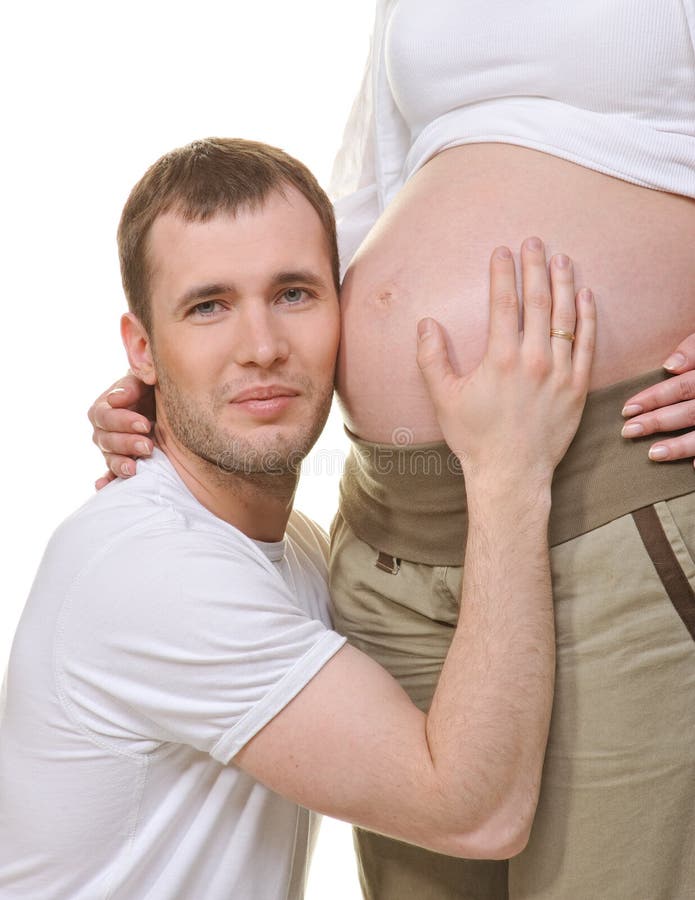 Couple expecting a baby stock image. Image of love, expecting - 13846515