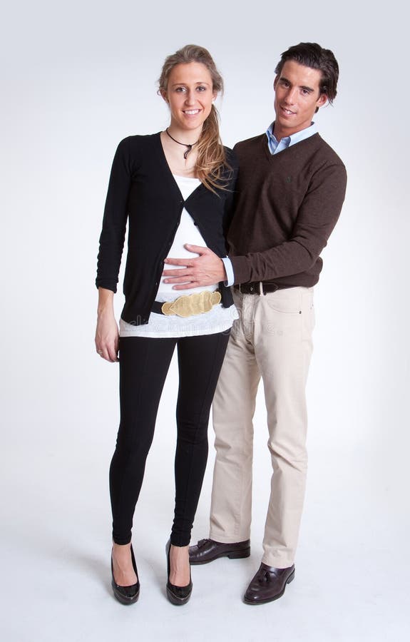 Couple expecting a baby stock photo. Image of happy, relationship ...