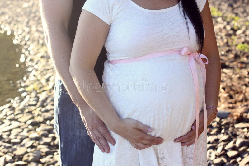 Couple expecting a child stock image. Image of parents - 44915069