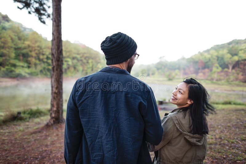 Couple Exploring Trip Holiday Concept Stock Image - Image of outdoors ...