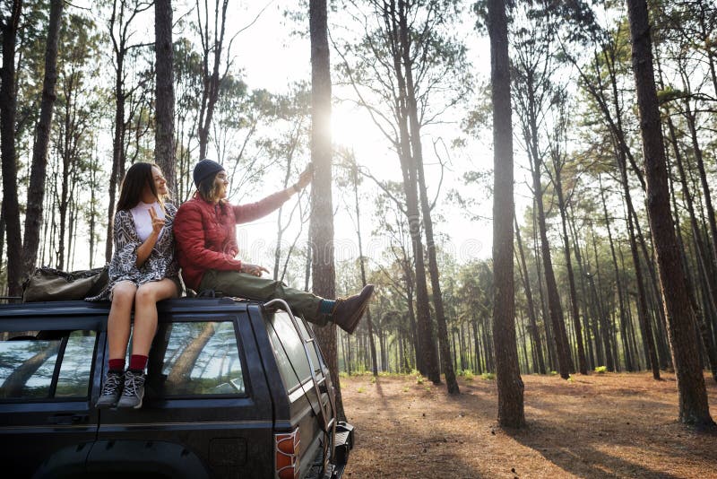 Couple Exploring Trip Holiday Concept Stock Image - Image of nature ...
