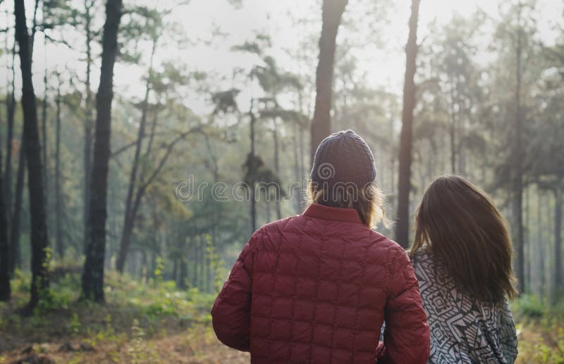 Couple Exploring Trip Holiday Concept Stock Photo - Image of holding ...