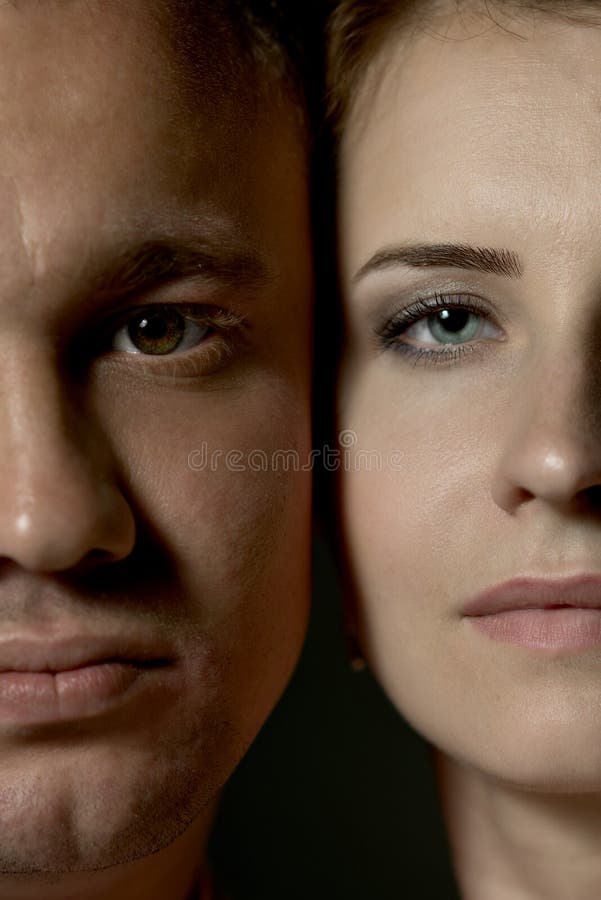 Couple face stock image. Image of closeup, couple, love - 25905173