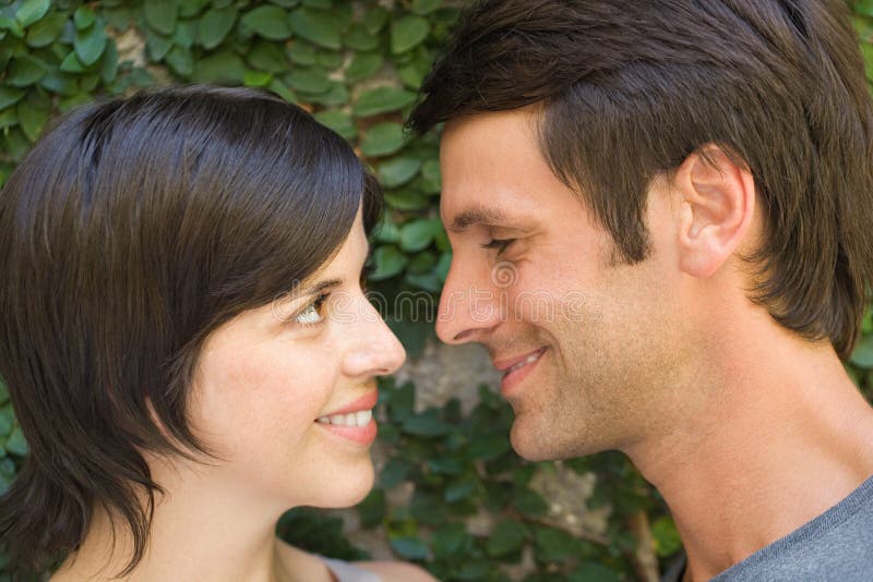 Couple face to face stock photo. Image of intimacy, loyalty - 62561978