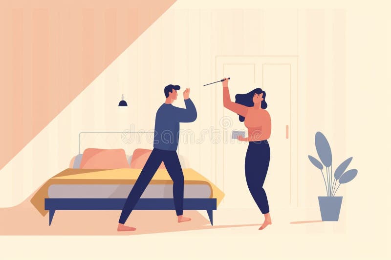 Couple_fight_at_home_Couple_problems_concept_1690505700226_1 Stock ...