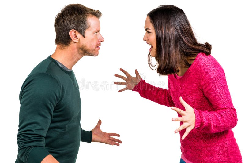 Anger couple. stock image. Image of aggressive, communication - 31010549