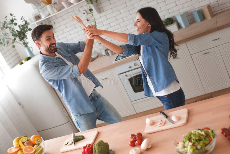 375 Couple Fighting Kitchen Stock Photos - Free & Royalty-Free Stock ...