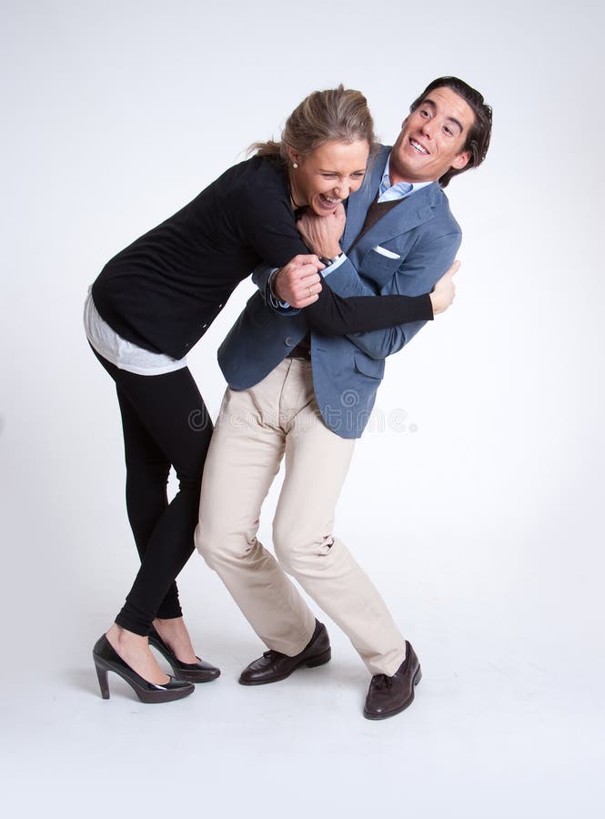 Couple fooling around stock photo. Image of fooling, togetherness ...