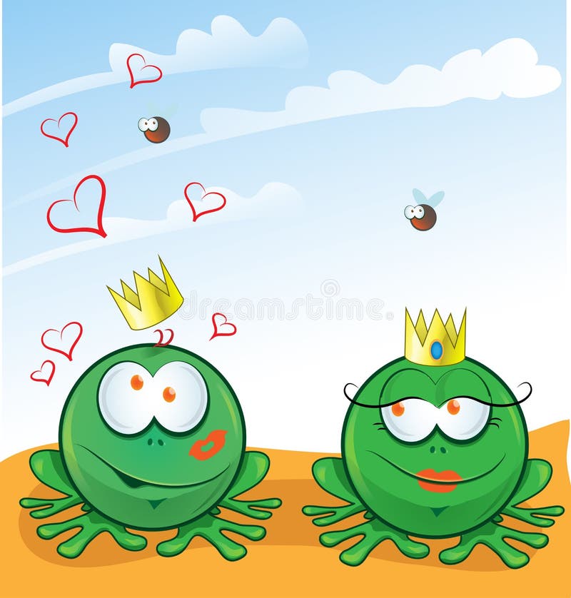 Frog Love card stock illustration. Illustration of frog - 27983239