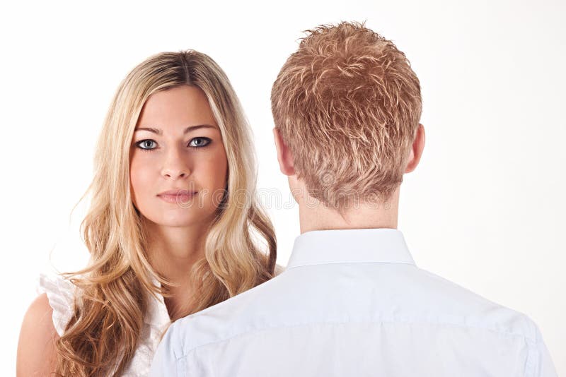 Couple front back stock image. Image of cheerful, falling - 31140557