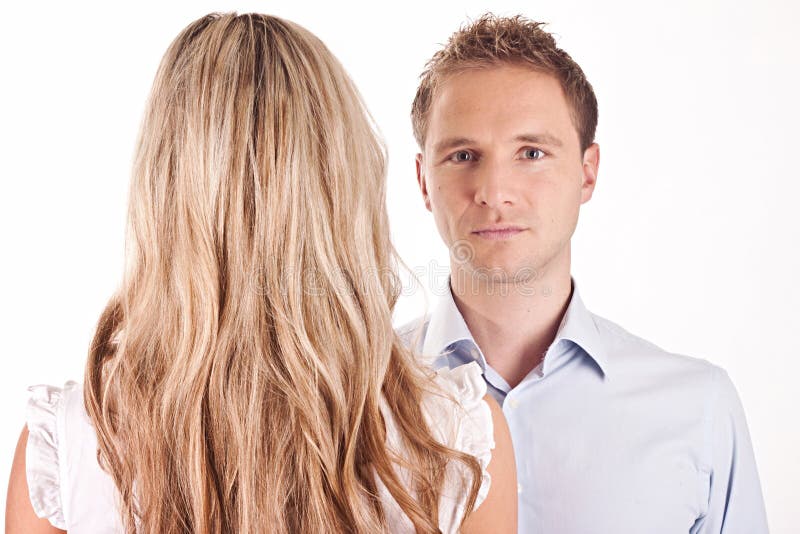 Couple front back stock photo. Image of attention, harmony - 31140576