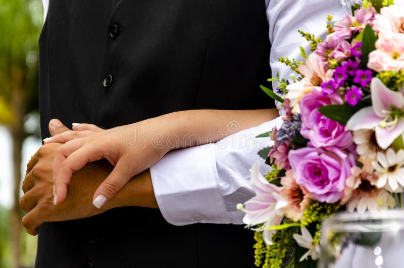 Couple Getting Married in Brazil. Stock Photo - Image of wedding, bride ...