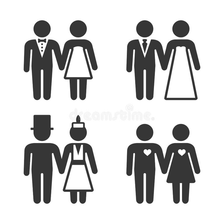 Married Icons Stock Illustrations – 6,275 Married Icons Stock ...