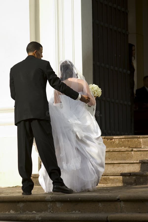 Couple getting Marryed stock image. Image of chapel, wedding - 117675