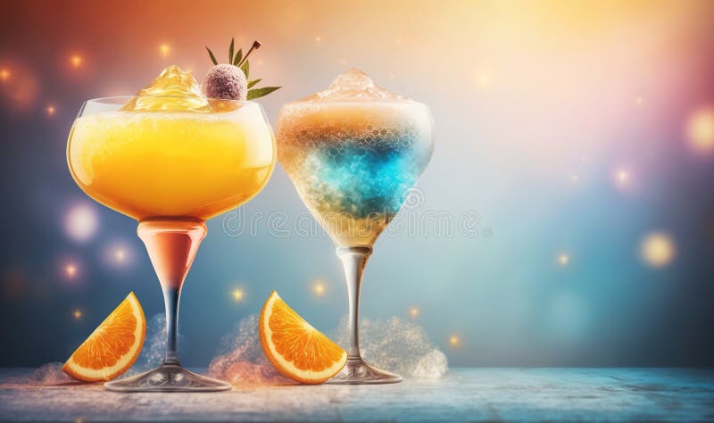 A Couple of Glasses Filled with Different Types of Drinks Next To Each ...