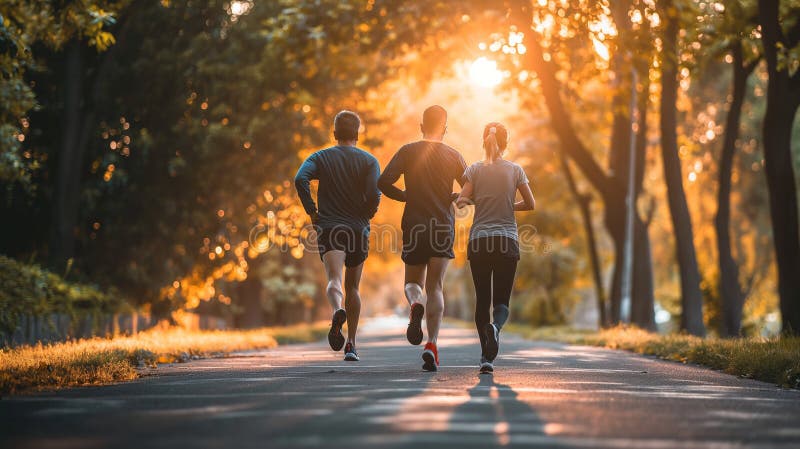 Couple Going for a Morning Run Together, Demonstrating the Importance ...