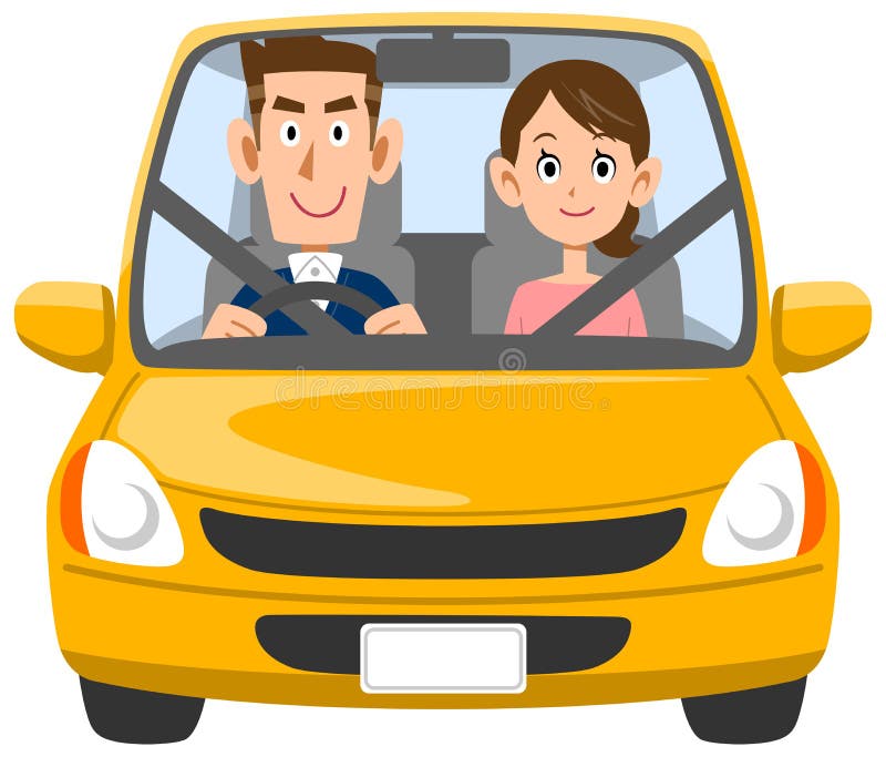 Couple going out by car stock vector. Illustration of couple - 161935462