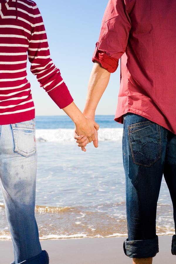 Couple hand in hand stock photo. Image of casual, cold - 10043574