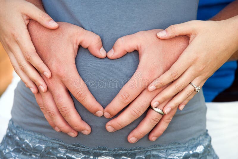 Couple Hands Making Heart Symbol Stock Image Image Of Love Beginning 29256723