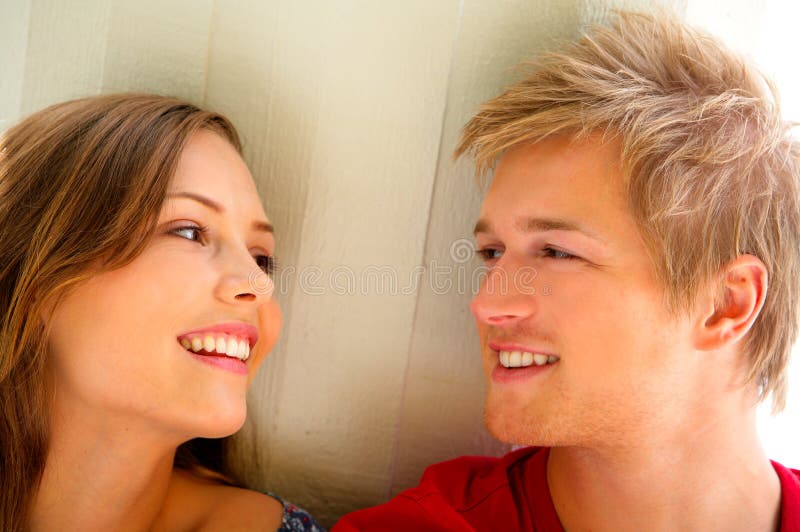 Couple hanging out stock image. Image of laugh, model - 1412181