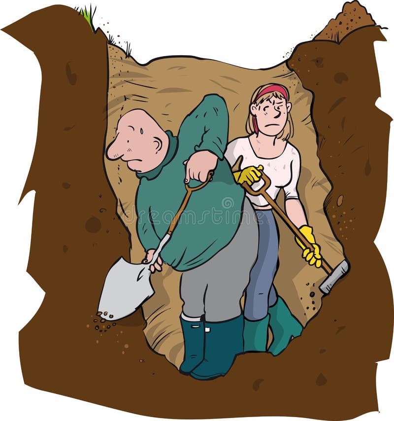 Digging Cartoon Stock Illustrations – 3,933 Digging Cartoon Stock ...