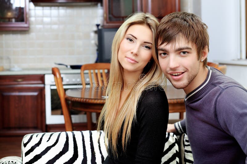 Couple at home stock photo. Image of male, marriage, husband - 13422810