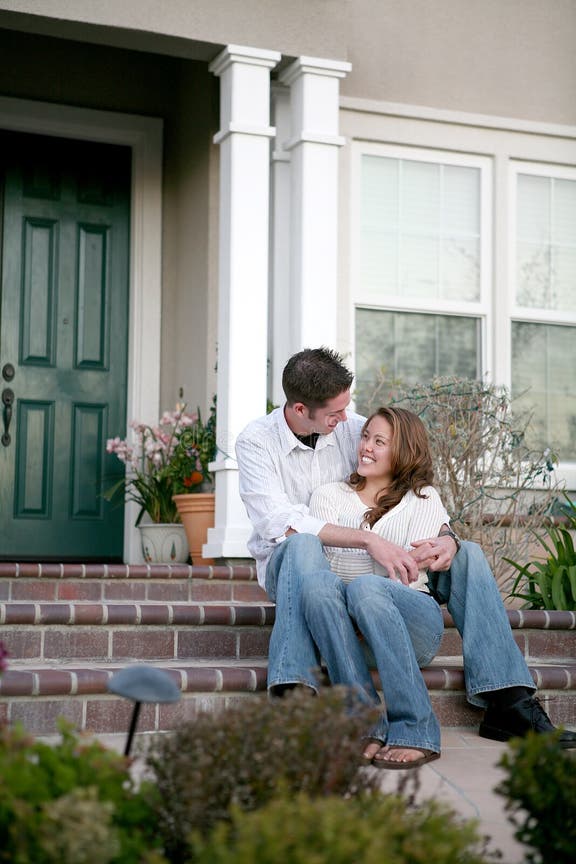 Couple at Home stock photo. Image of beautiful, estate - 1944068