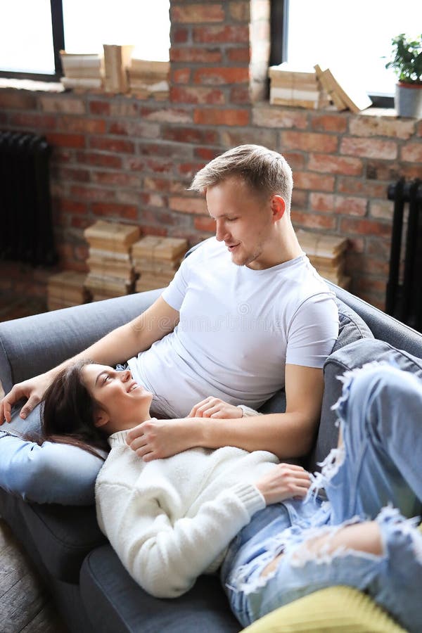 Couple at home stock image. Image of couple, date, romance - 140028799