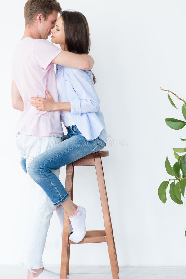 Couple Hug Coo Loving Bond Romantic Relationship Stock Photo - Image of ...