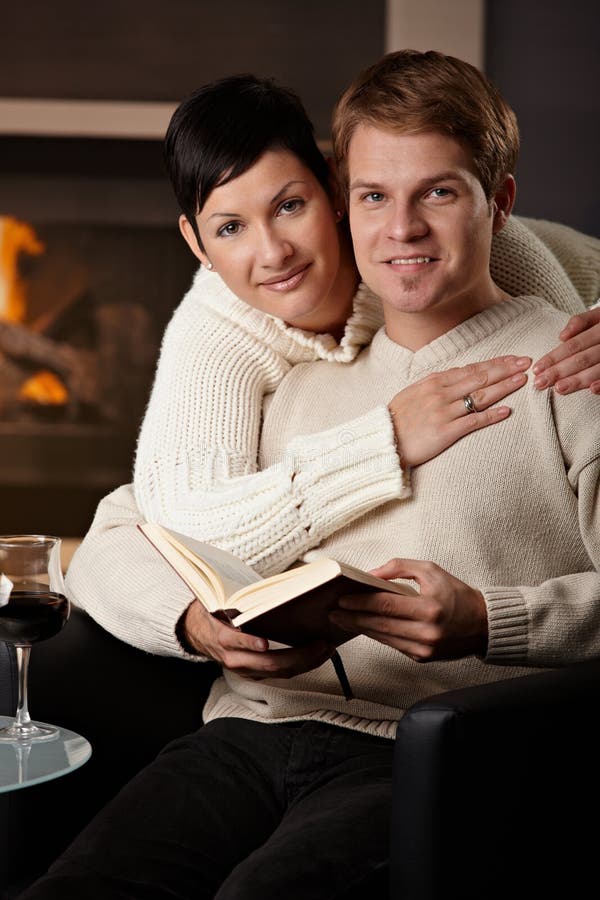 Couple hugging at home stock photo. Image of couple, home - 12783852