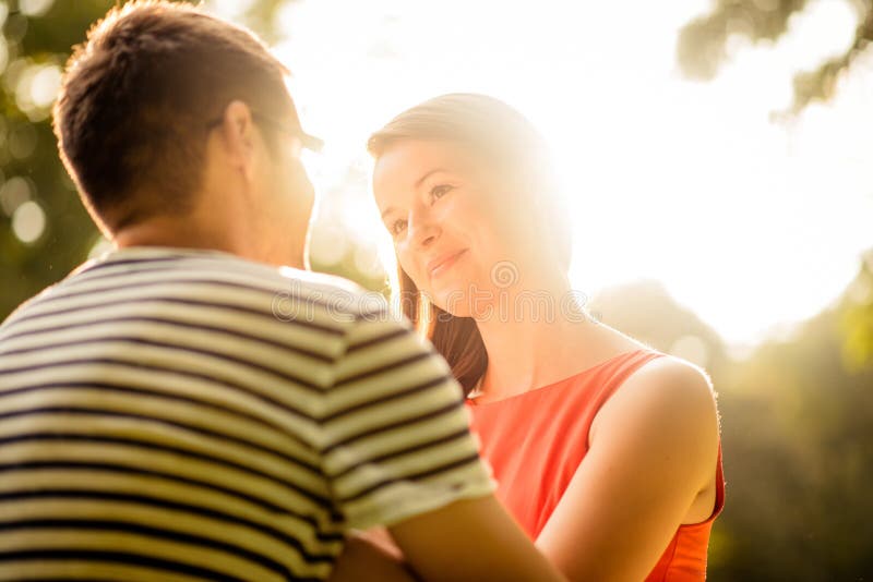 Couple hugging stock image. Image of outdoor, backlight - 71159797