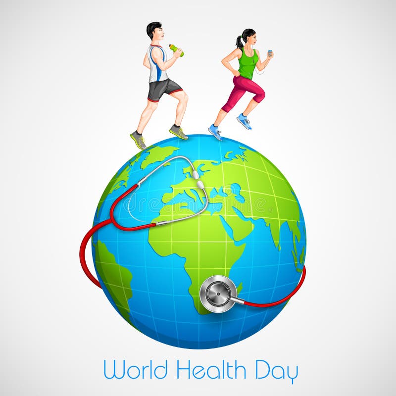 Couple Jogging for Wellness Stock Vector - Illustration of person ...