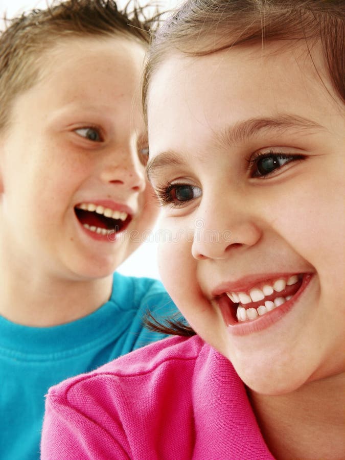 Couple kids. stock photo. Image of male, emotion, optimistic - 28532344