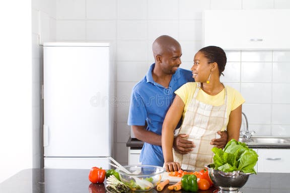 433 Black Couple Hugging Kitchen Stock Photos - Free & Royalty-Free ...