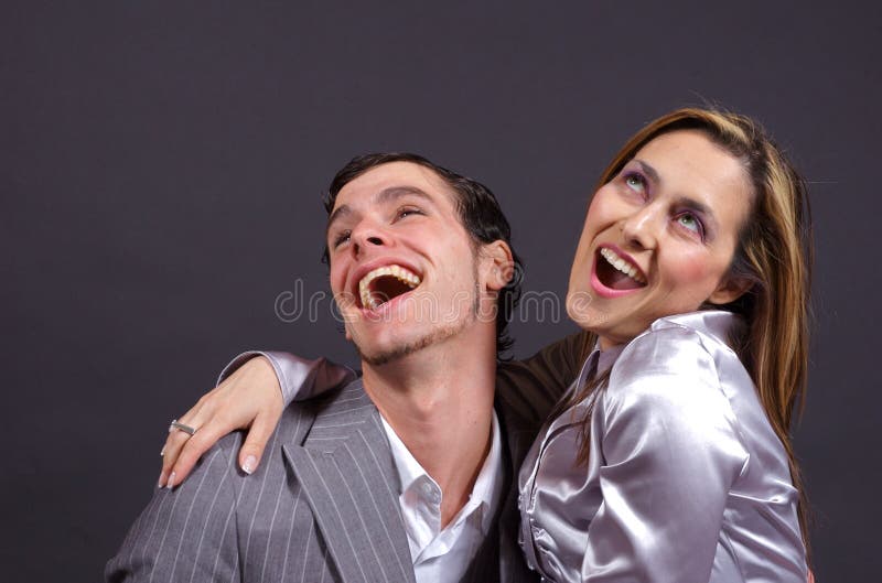 Couple Laughing stock photo. Image of couple, embrace - 1027470