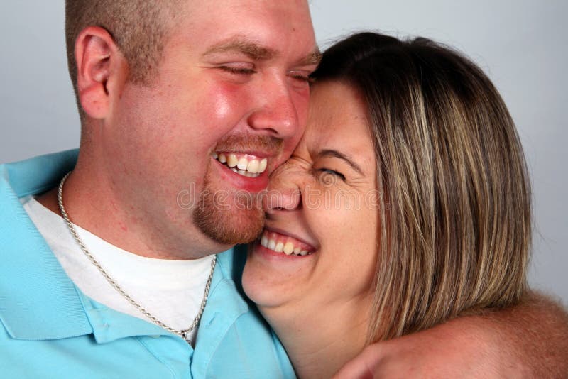Couple Laughing stock photo. Image of playing, female - 6546512