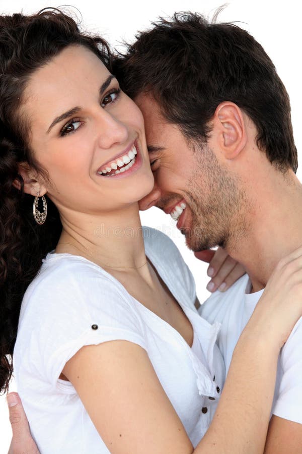 Couple laughing together stock image. Image of enbosom - 24020285