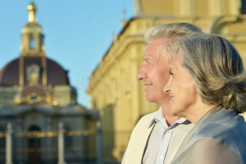 Elderly couple in church stock photo. Image of married - 81080990