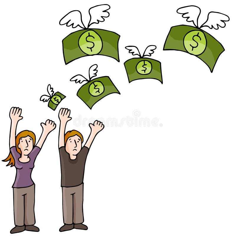 Wasting Money Cartoon Stock Illustrations – 68 Wasting Money Cartoon ...