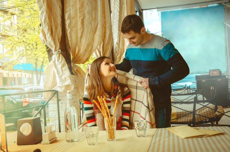 Couple in Love Having Fun on a Date Stock Photo - Image of luxury, food ...