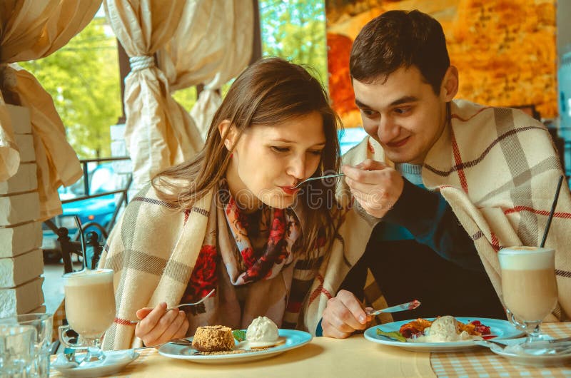 Couple in Love Having Fun on a Date Stock Photo - Image of fashion ...