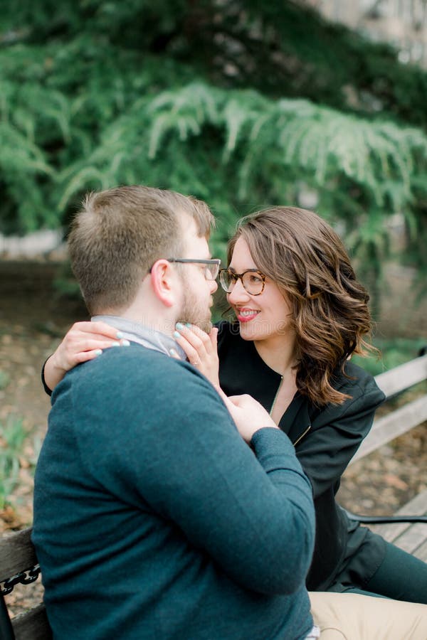 A Couple In Love Having A Romantic Moment And Showing Mutual Affection