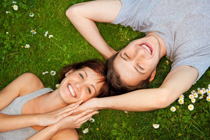 Couple in love outdoors stock image. Image of girlfriends - 10014255