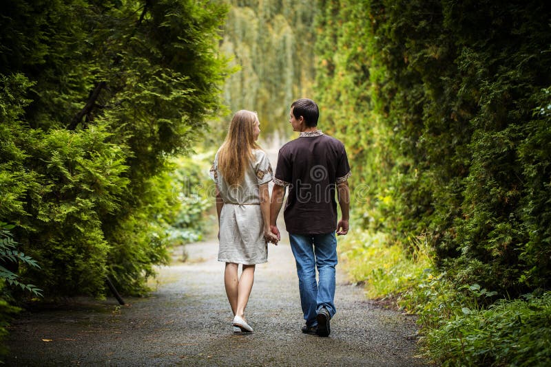 Couple love walk stock photo. Image of people, beautiful - 48305696