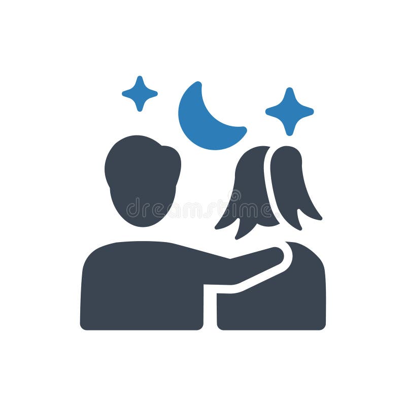 Couple lover icon stock vector. Illustration of illustrations - 254772421