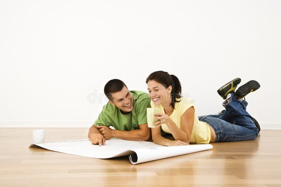 Couple making plans. stock photo. Image of adults, caucasian - 3533032