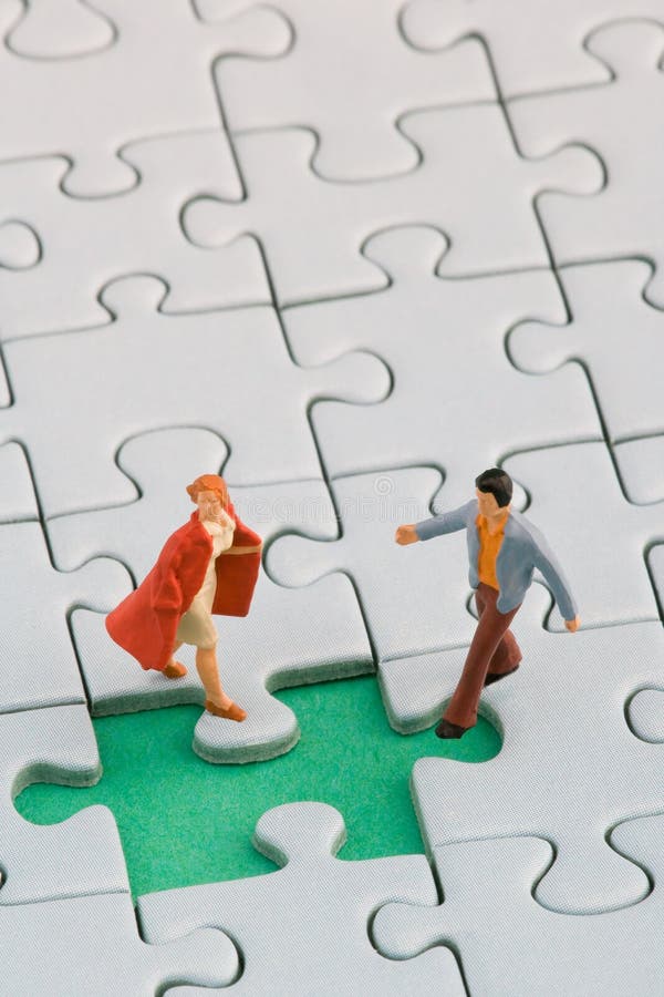 Missing piece stock image. Image of jigsaw, individuality - 10598905